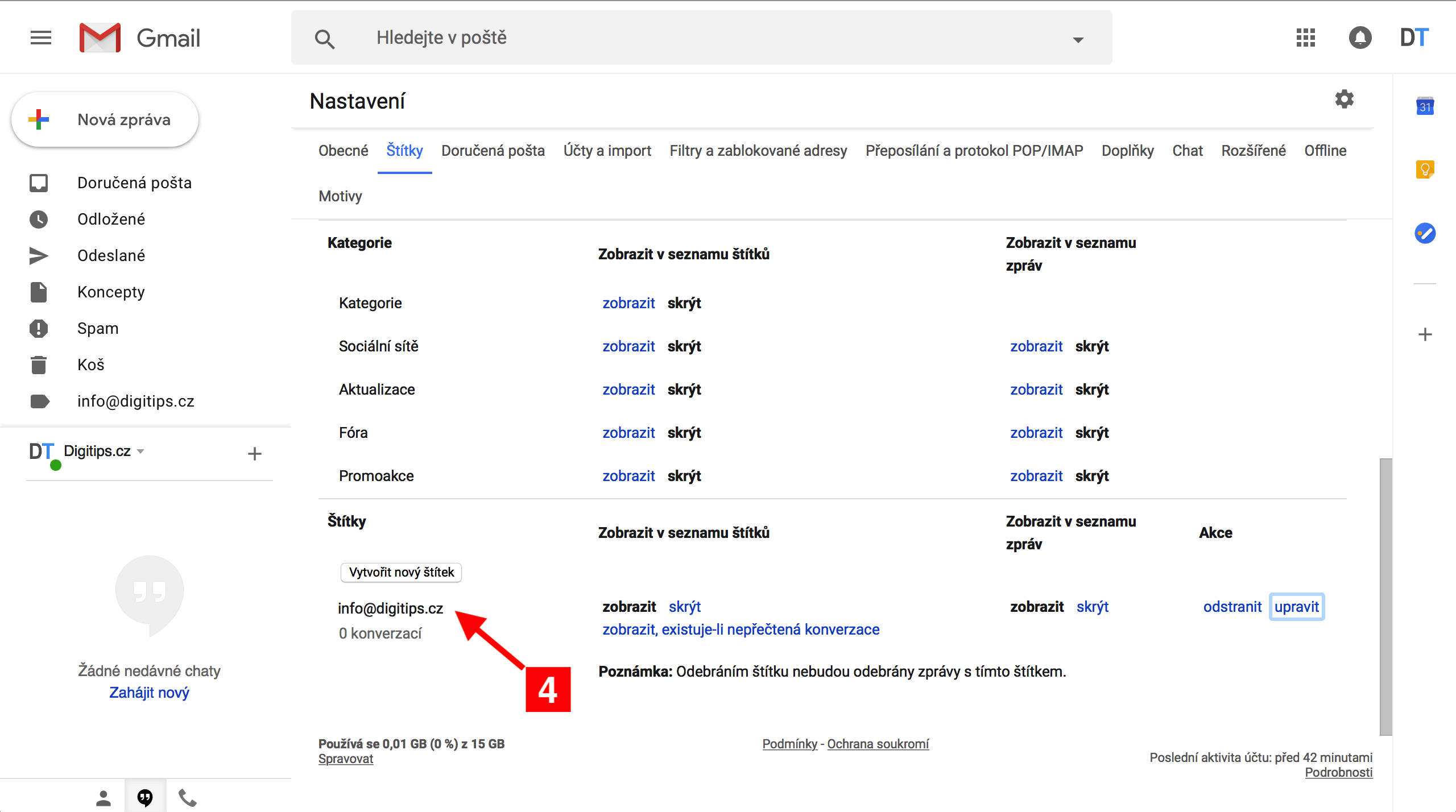 Jak používat email na vlastní doméně v Gmailu zdarma » Digitips.cz