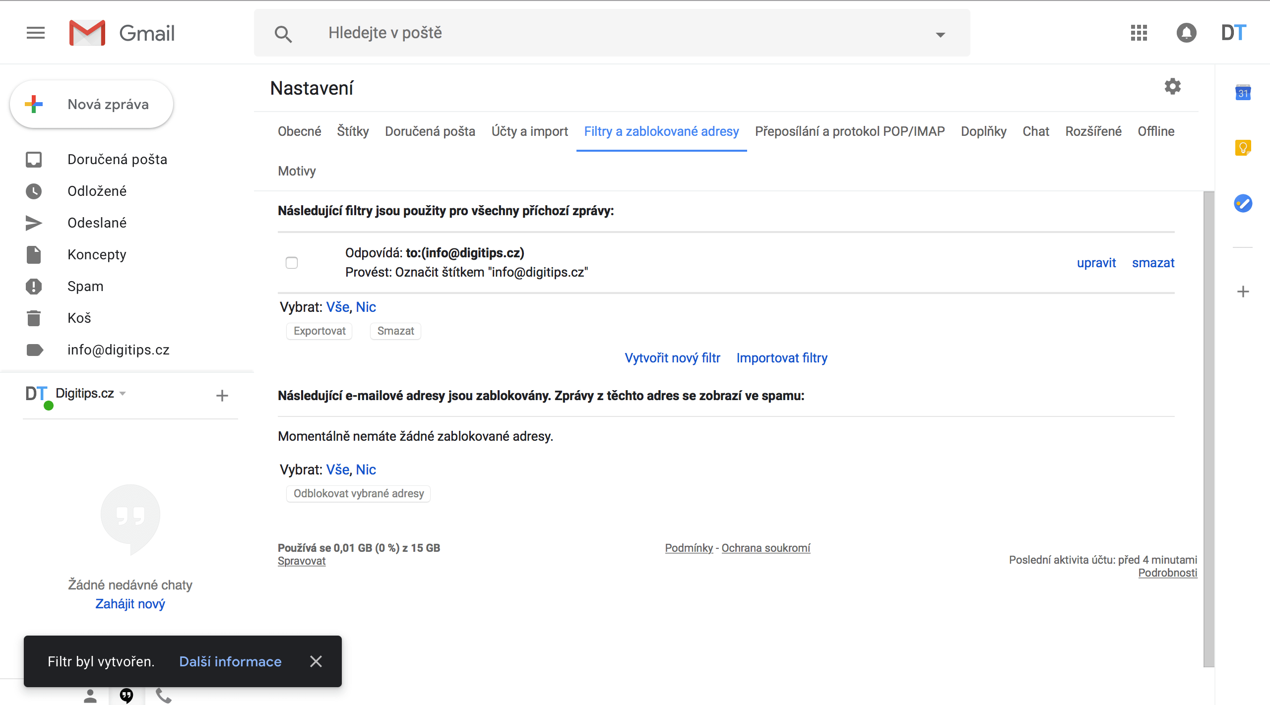 Jak používat email na vlastní doméně v Gmailu zdarma » Digitips.cz